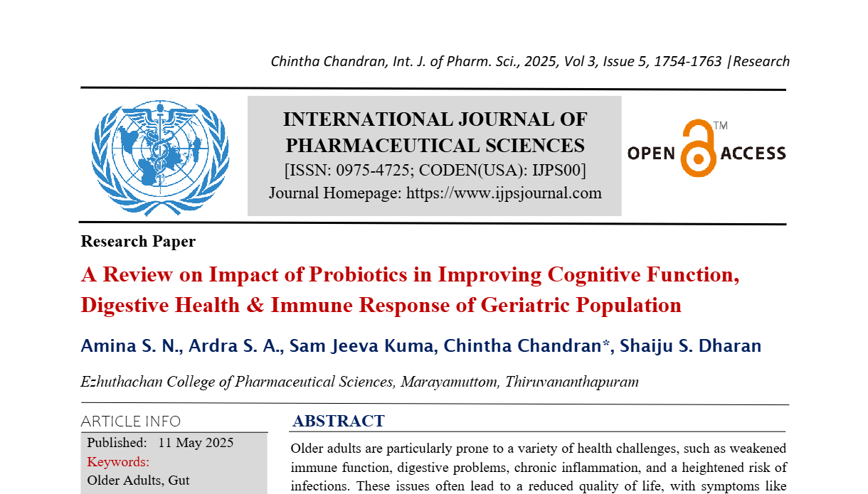 A Review on Impact of Probiotics in Improving Cognitive Function ...